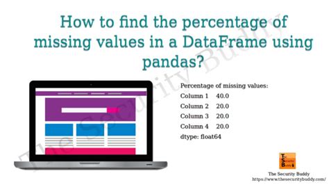 How To Find The Percentage Of Missing Values In A DataFrame Using