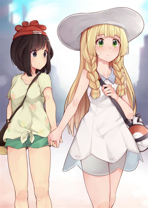 Trainer Moon and Lillie Pokémon Sun and Moon Know Your Meme
