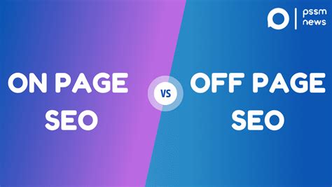 The Differences Between On Page And Off Page Seo Optimize Your Website