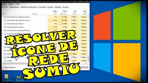 Ícone de Rede Sumiu No Windows 10 Ou Clica Nele e Não Responde Veja
