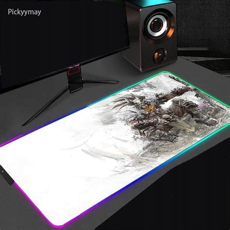 Podkładka pod mysz RGB Gaming duża Naraka Gamer XXL LED komp Sklep