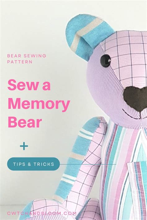 Sew A Memory Bear Memory Bear Teddy Bear Sewing Pattern Teddy Bear