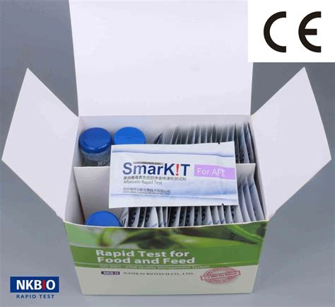 Aflatoxin B1 Rapid Test Kit For Poultry Feed Mycotoxin Test Strip