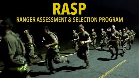 Rasp Ranger Assessment Selection Program Youtube
