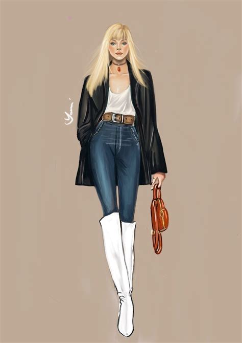 Pin De Huong Dang Em Draw Moda Esbo Os De Design De Moda Desenho De
