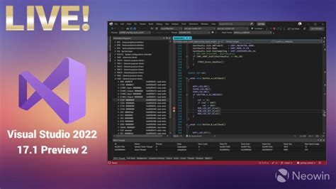 Visual Studio 2022 17 1 Preview 2 Now Live With Git C And NET