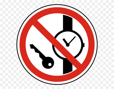 No Metallic Articles Or Watches Label Do Not Leave Personal Belongings