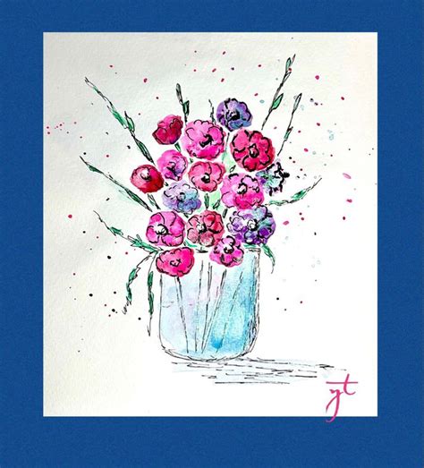 Ink And Wash Watercolor Art Art Painting Painting