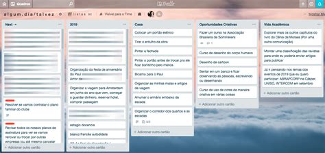Como Estou Usando O Trello Para Gerenciar Os Meus Projetos Dentro Do M