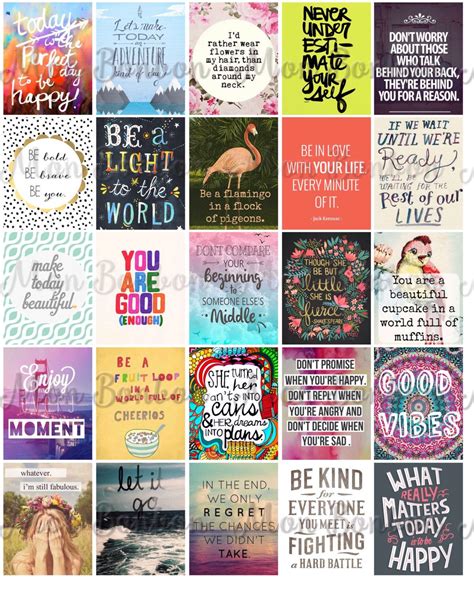 Journal Quotes Stickers Printable
