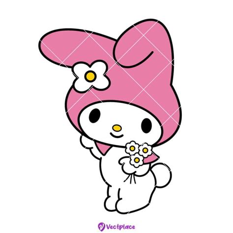My Melody Svg Cut File Cricut Png Vector Vectplace