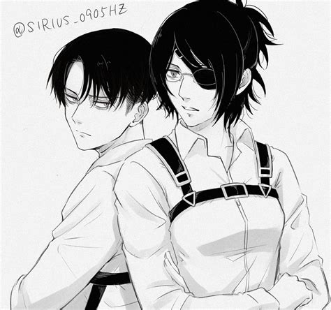 Levi And Hange Zoe Shingeki No Kyojin Drawn By Sirius Hz Danbooru