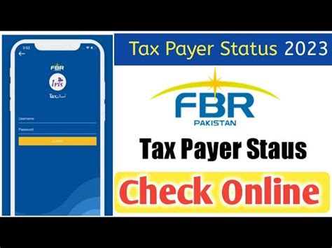How To Check Active Tax Payer Status In 2023 FBR Tax Payer List