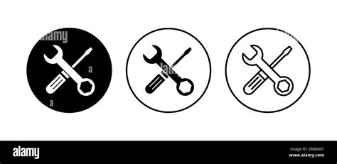 Herramientas de reparación conjunto de iconos vector de icono de