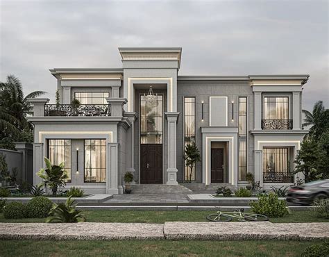 Neo Classic On Behance Classic House Exterior Villa Exterior Design
