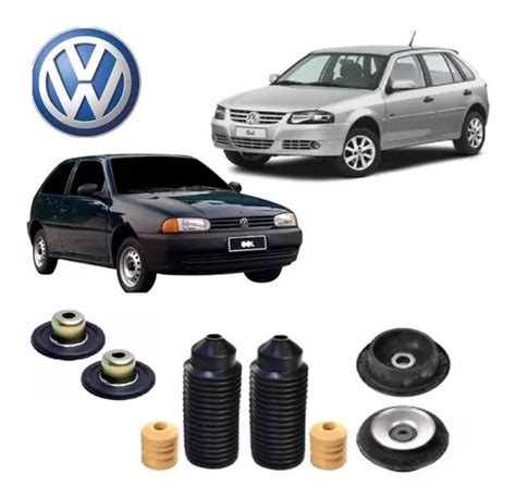 Kit Batente Coxim Amortecedor Diant Saveiro G G G Orig Vw Frete Gr Tis