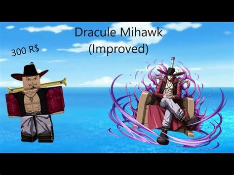 How To Make Dracule Mihawk In Roblox Youtube
