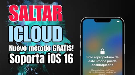 Como quitar CUENTA ICLOUD MÉTODO 2023 GRATIS hasta iOS 16 YouTube