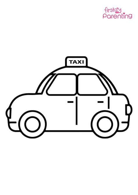 Cab Coloring Pages Coloring Pages