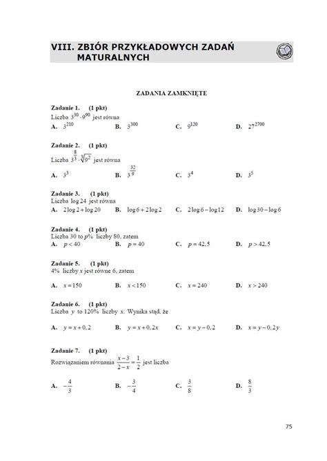 Przykładowe Zadania Na Mature Z Matematyki Margaret Wiegel Aug 2023