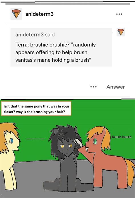 2346767 Safe Artist Ask Luciavampire Oc Earth Pony Pegasus Pony