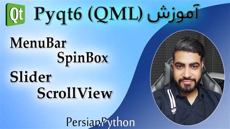 Pyqt Qml Menubar Spinbox Slider Scrollview