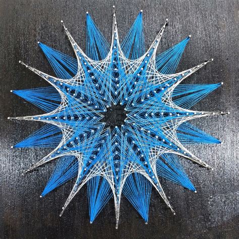 DIY Sun Mandala Star String Art Kit For Adults DIY Mantle Etsy New
