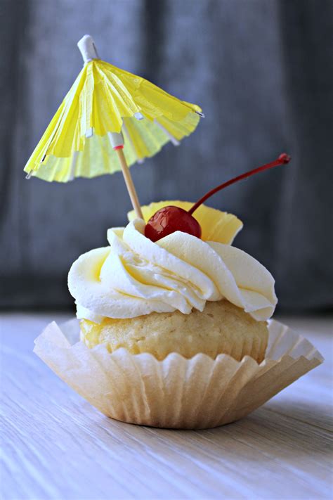Pina Colada Cupcakes By Jaclyn