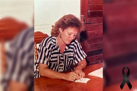 Nota De Pesar Pelo Falecimento Da Professora Vera Mesquita Esposa Do