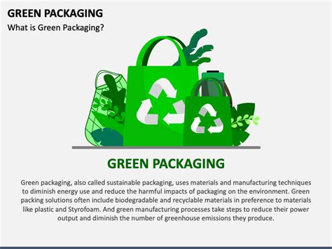 Green Packaging PowerPoint And Google Slides Template PPT Slides