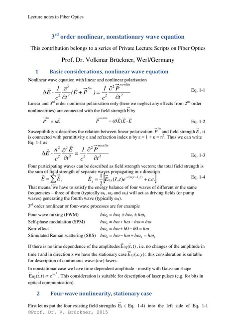 pdf 3rd order nonstationary wave equation