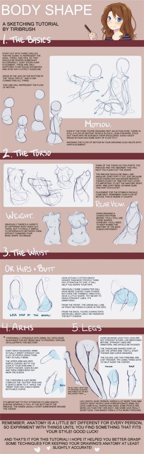 How To Draw Body Shapes 30 Tutorials For Beginners Bored Art Art Reference Art Reference