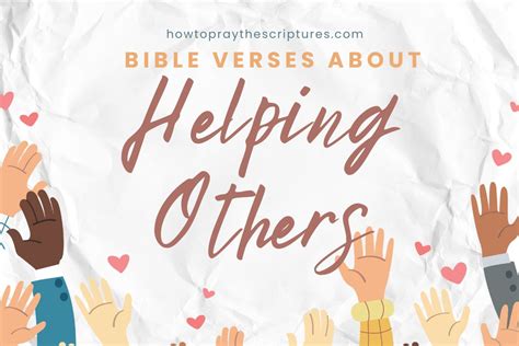 Bible Verses About Helping Others