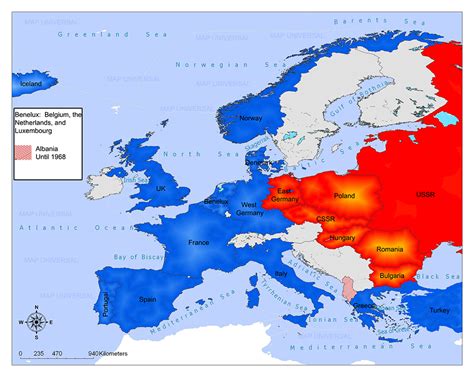 North Atlantic Treaty Organization NATO NATO Map Mappr