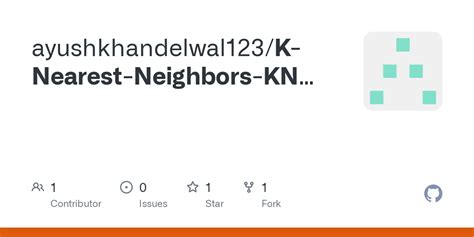 Github Ayushkhandelwal K Nearest Neighbors Knn Classifier