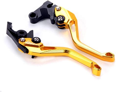 Auzkong Short Brake Clutch Adjustable Levers For Yamaha YZF R6 2005