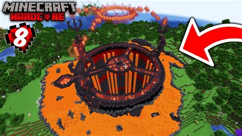 I TRANSFORMED The END PORTAL In MINECRAFT HARDCORE YouTube