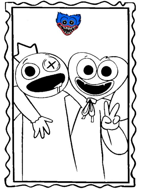 Coloriage Huggy Wuggy 20 dessins à imprimer