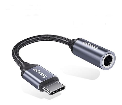 10 Un Adaptador Tipo C Macho Para P2 3 5mm Fêmea Kaid Kd 216
