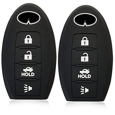 2pcs DOBREV 4 Buttons Silicone Rubber Case Protector Key Fob Cover