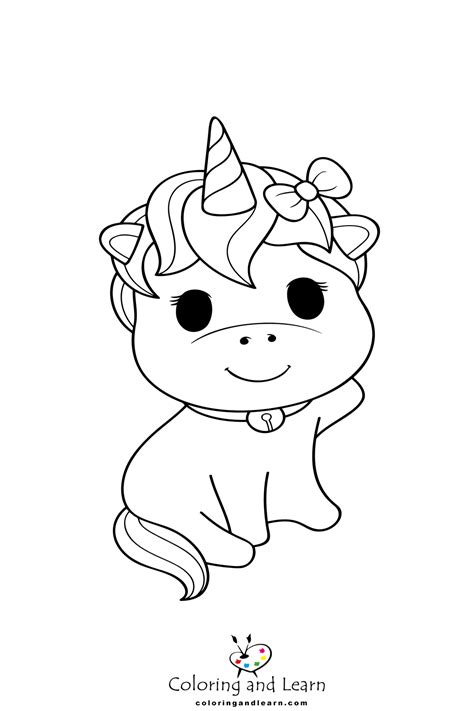 Baby Unicorn Coloring Pages Free Coloring And Learn
