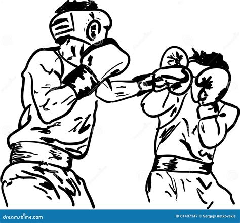 Imgenes De Boxeo Para Colorear Boxeadores Peleando Para