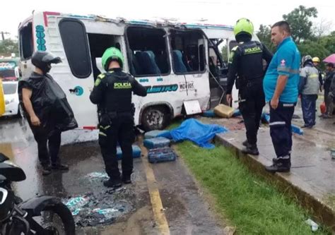 Trágico accidente en Soledad Atlántico Un muerto y más de 10 Heridos