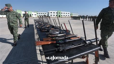 Sedena Destruye Armas Decomisadas En El Edomex La Jornada Estado De