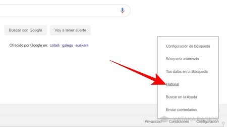 Cómo eliminar el historial de Google en PC
