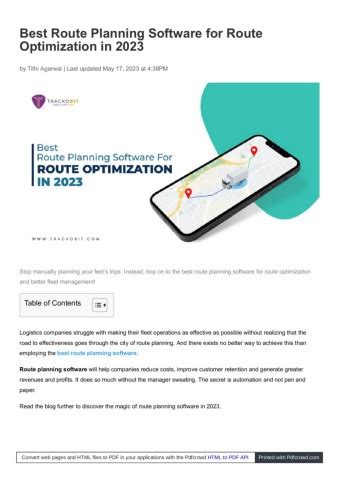 Best Route Planning Software For Route Optimization In 2023 Trackobit