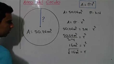Como Calcular El Radio De Un Circulo Ejemplo 3 YouTube