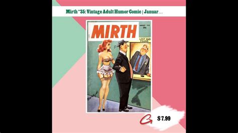 Mirth 35 Vintage Adult Humor Comic January 1955 Youtube