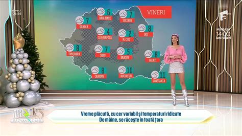 Super Neatza Decembrie Prognoza Meteo Cu Ramona Olaru