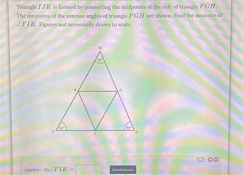 [solved] triangle ijk is formed by connecting the midpoints of the side of course hero